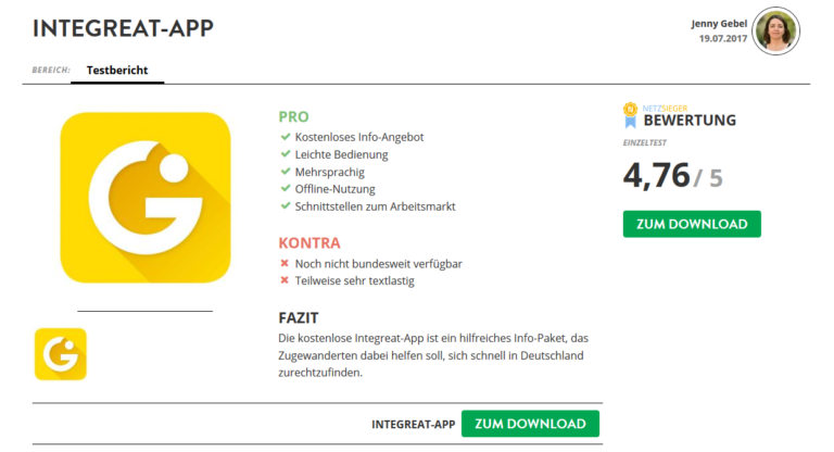 Integreat | Die digitale Integrationsplattform